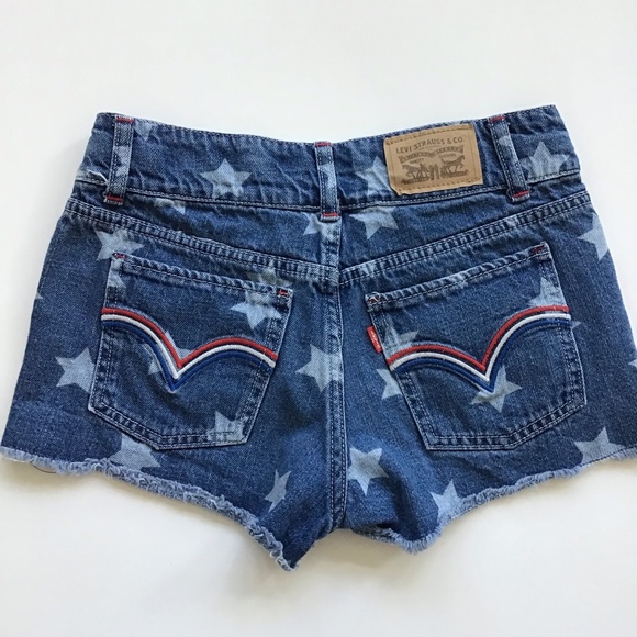 Levi's | Bottoms | Levis Stars And Stripes Denim Shorts | Poshmark